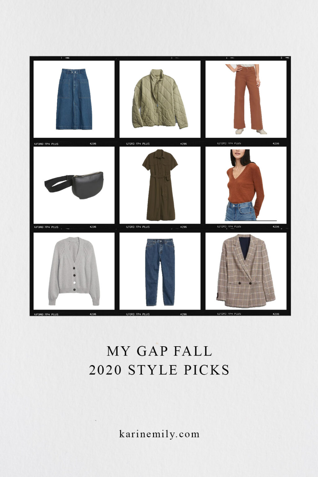 My GAP Fall 2020 Style Picks - Karin Emily