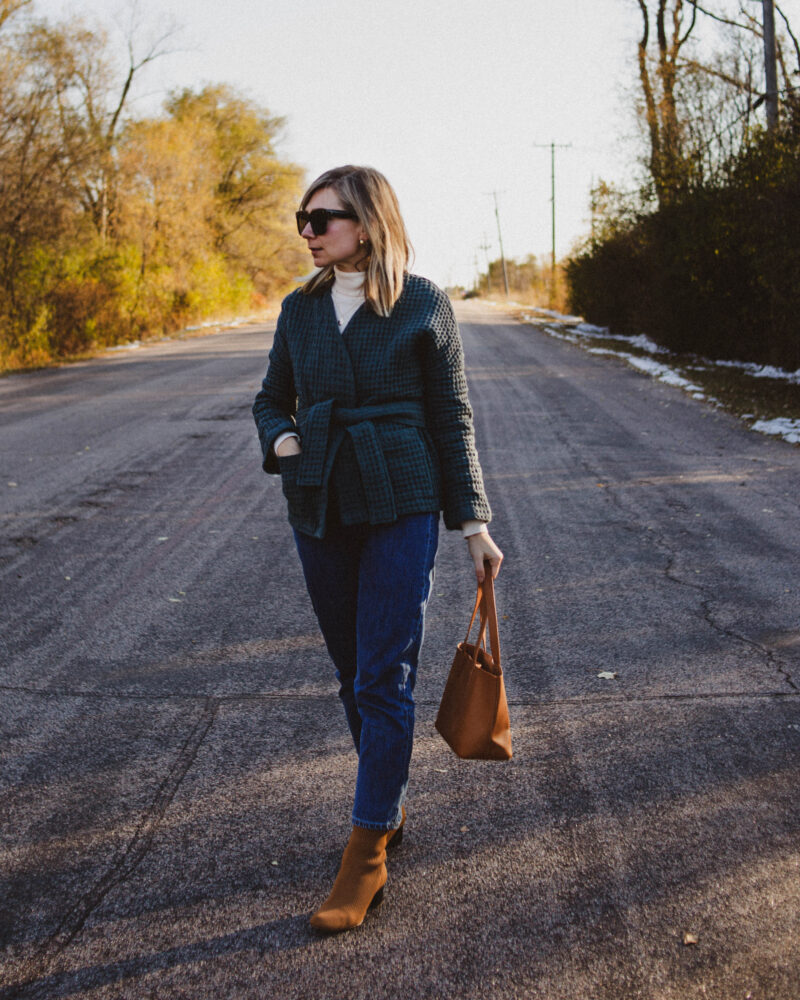 The Wrap Jacket: Nov. 2, 2020 Outfit - Karin Emily